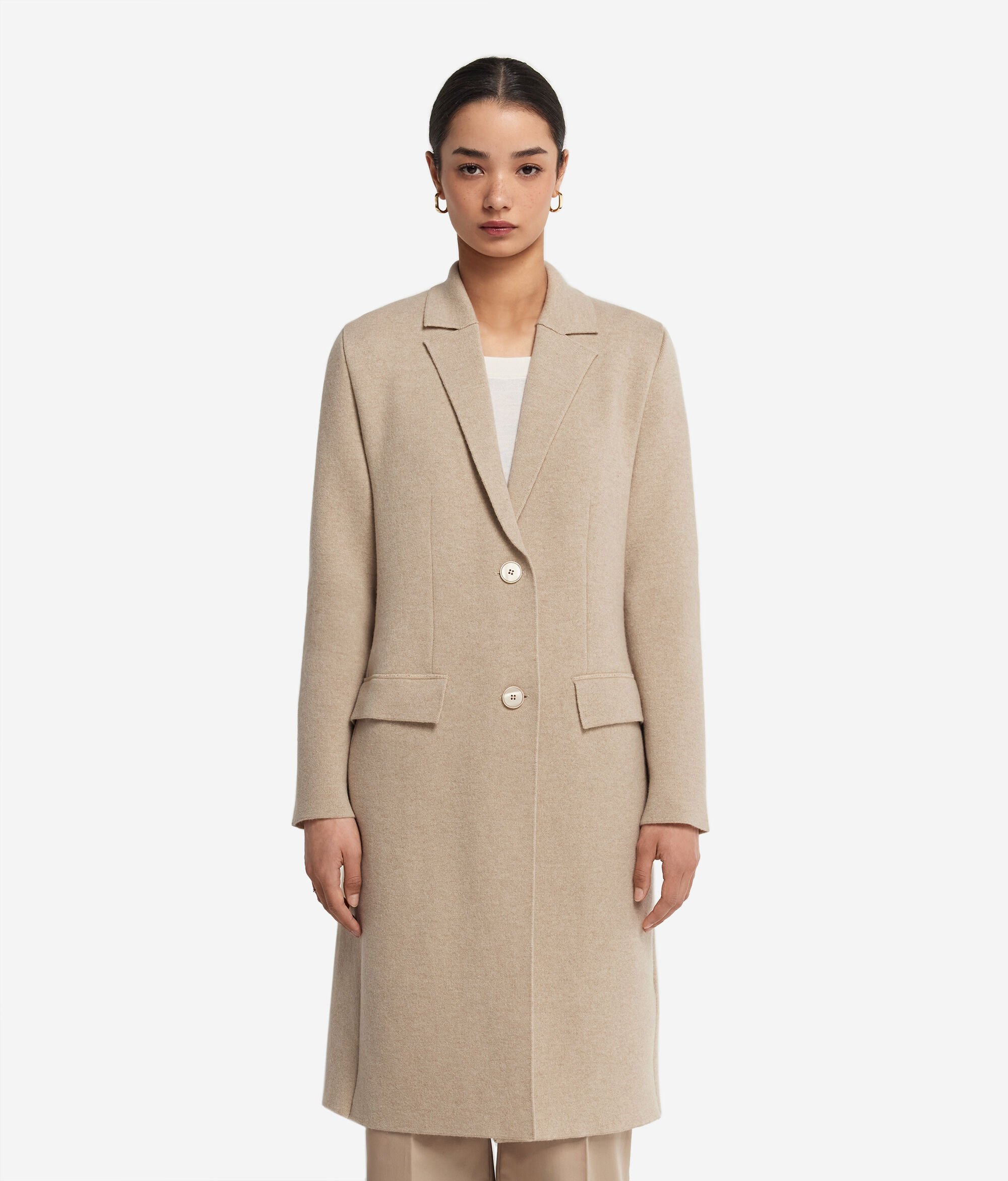 Ultrasoft Cashmere Basic Coat - Coats | Falconeri