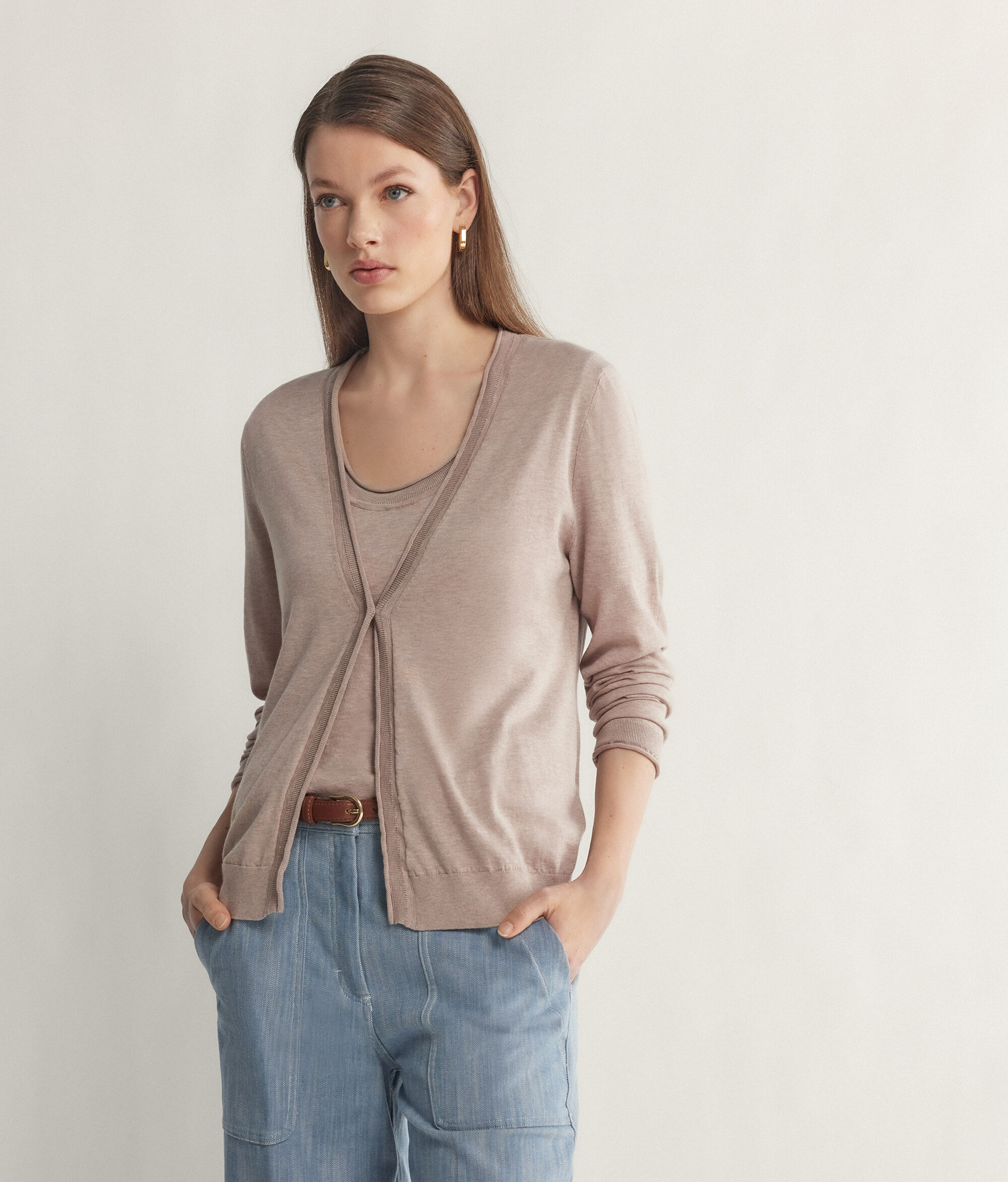 Long-Sleeved Cardigan - Cardigans | Falconeri