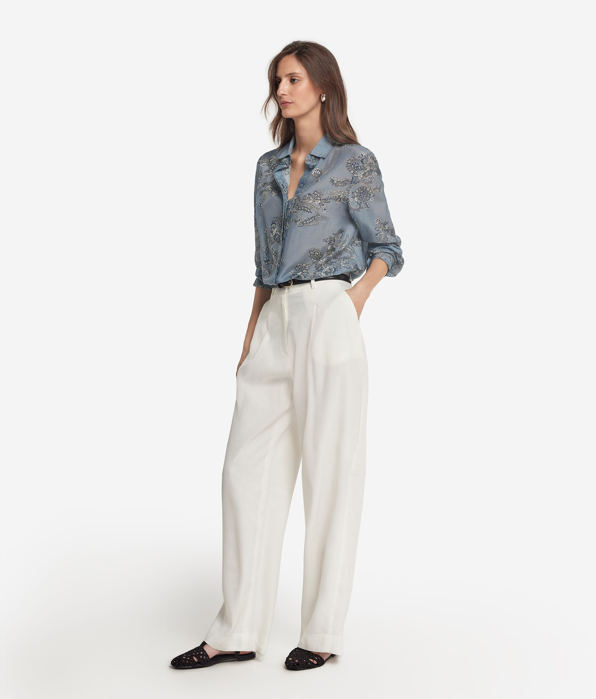 Women’s Shirts & Blouses in Silk, Cotton, Linen | Falconeri