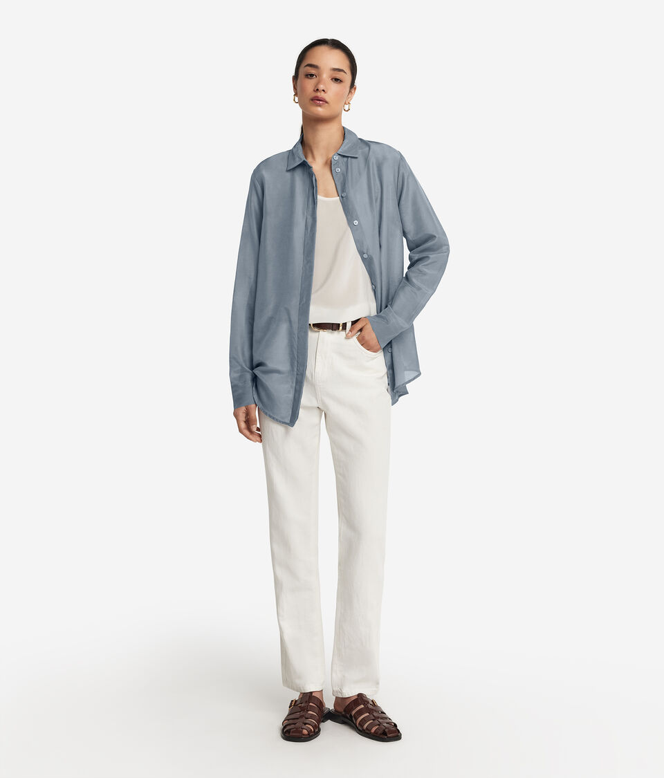 Camicie e bluse eleganti in seta: girocollo o scollo V | Falconeri