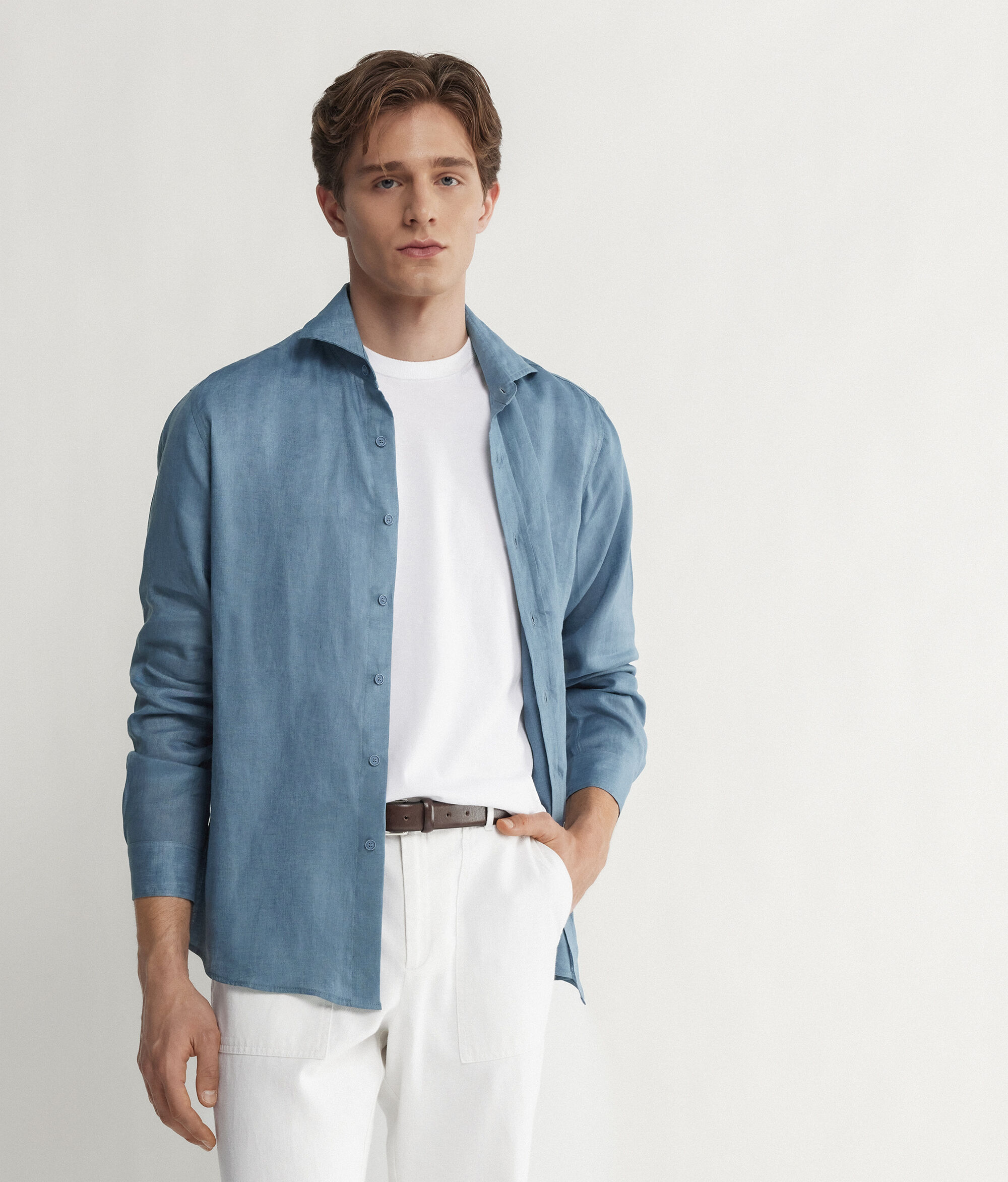 Camicia in Lino - Camicie | Falconeri