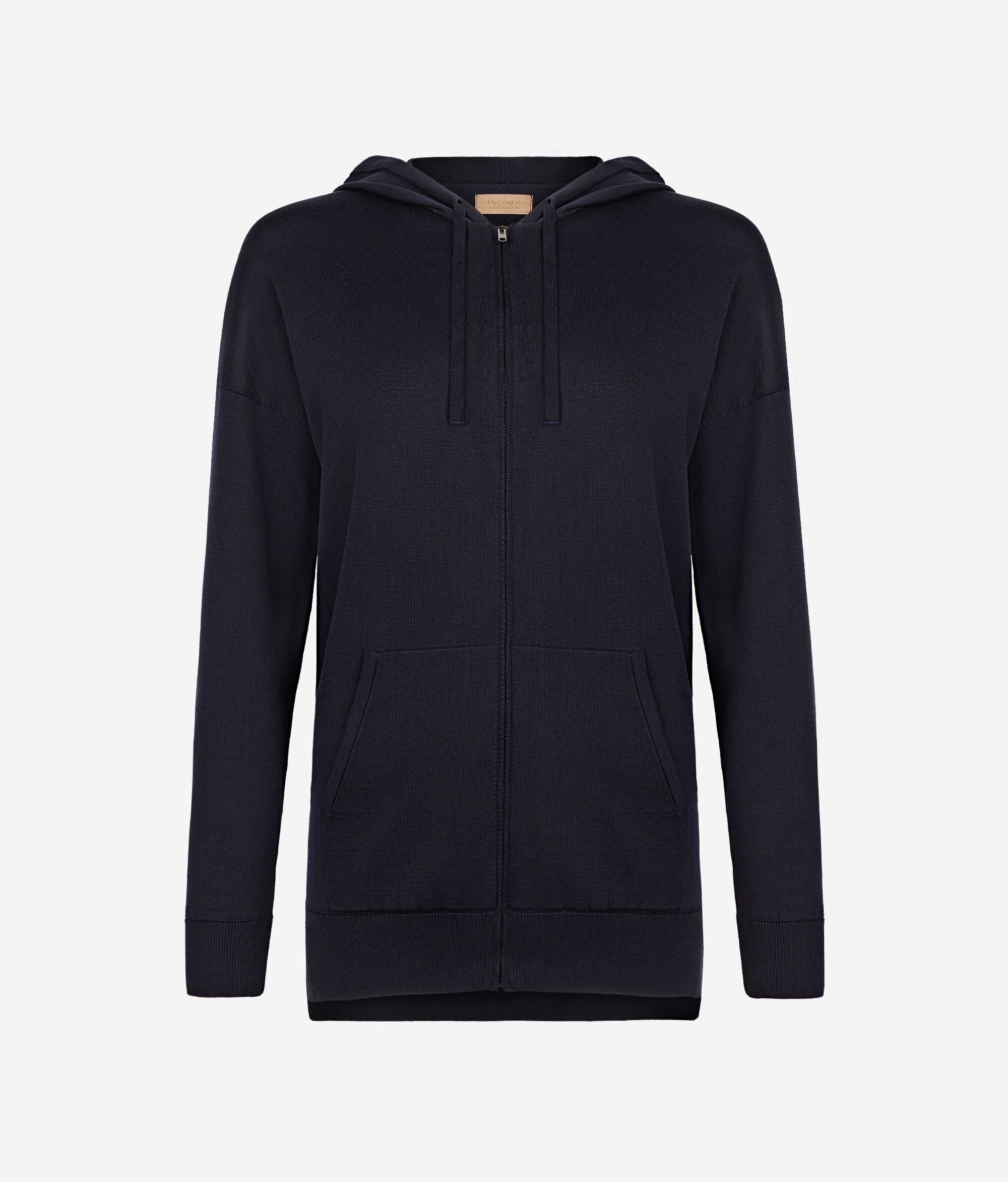 Hanorac din Mătase-Bumbac cu Glugă | Falconeri