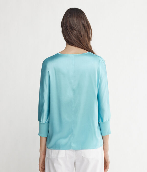 Silk V-Neck Blouse - Shirts & Blouses | Falconeri