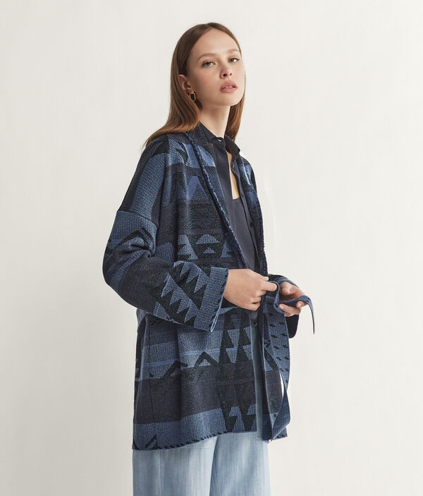 Lamé Jacquard Kimono | Falconeri