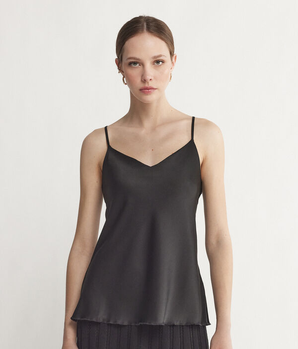 Silk Satin Camisole - Tops & T-Shirts | Falconeri