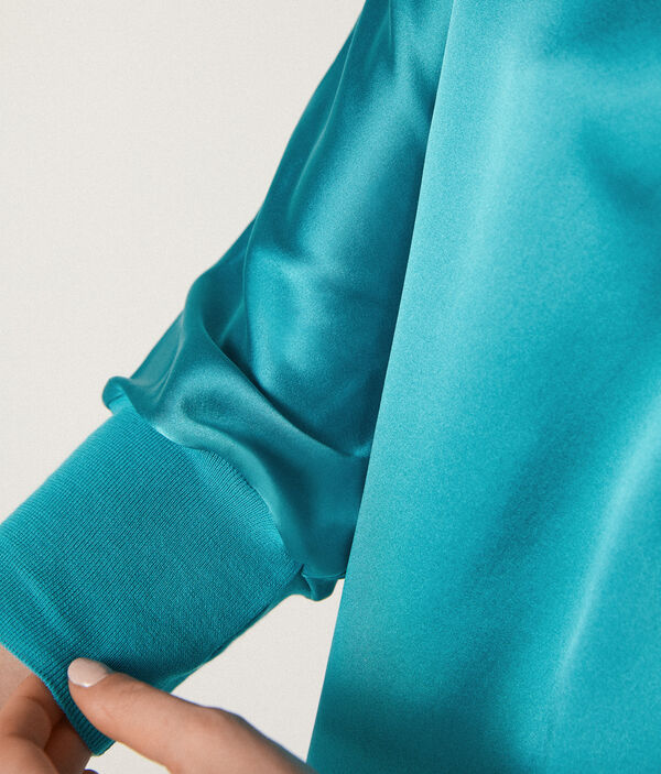 Blusa Scollo V in Seta - Camicie e Bluse | Falconeri