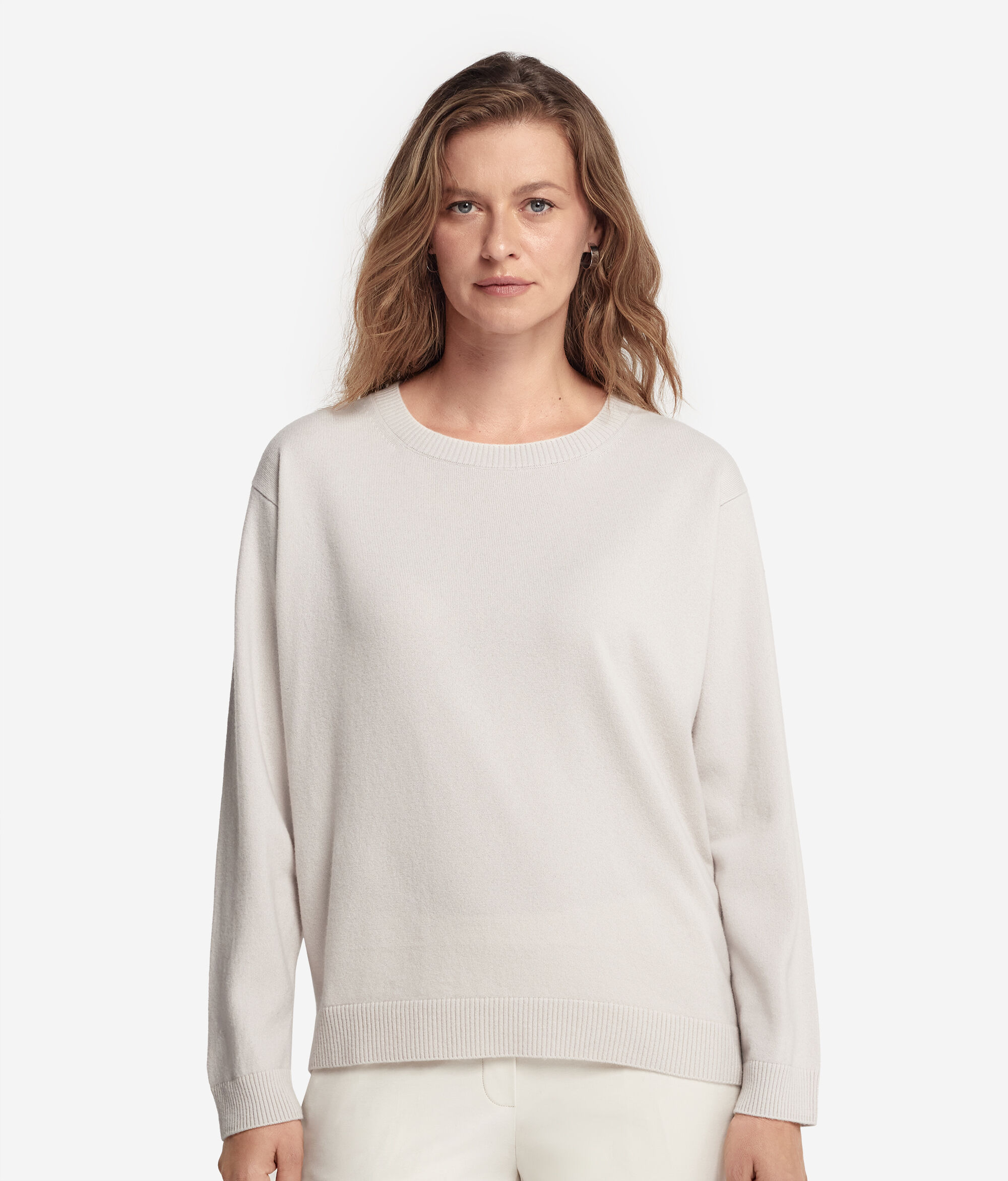 ウルトラソフトカシミヤ ボートネック セーター - クルーネック | Falconeri