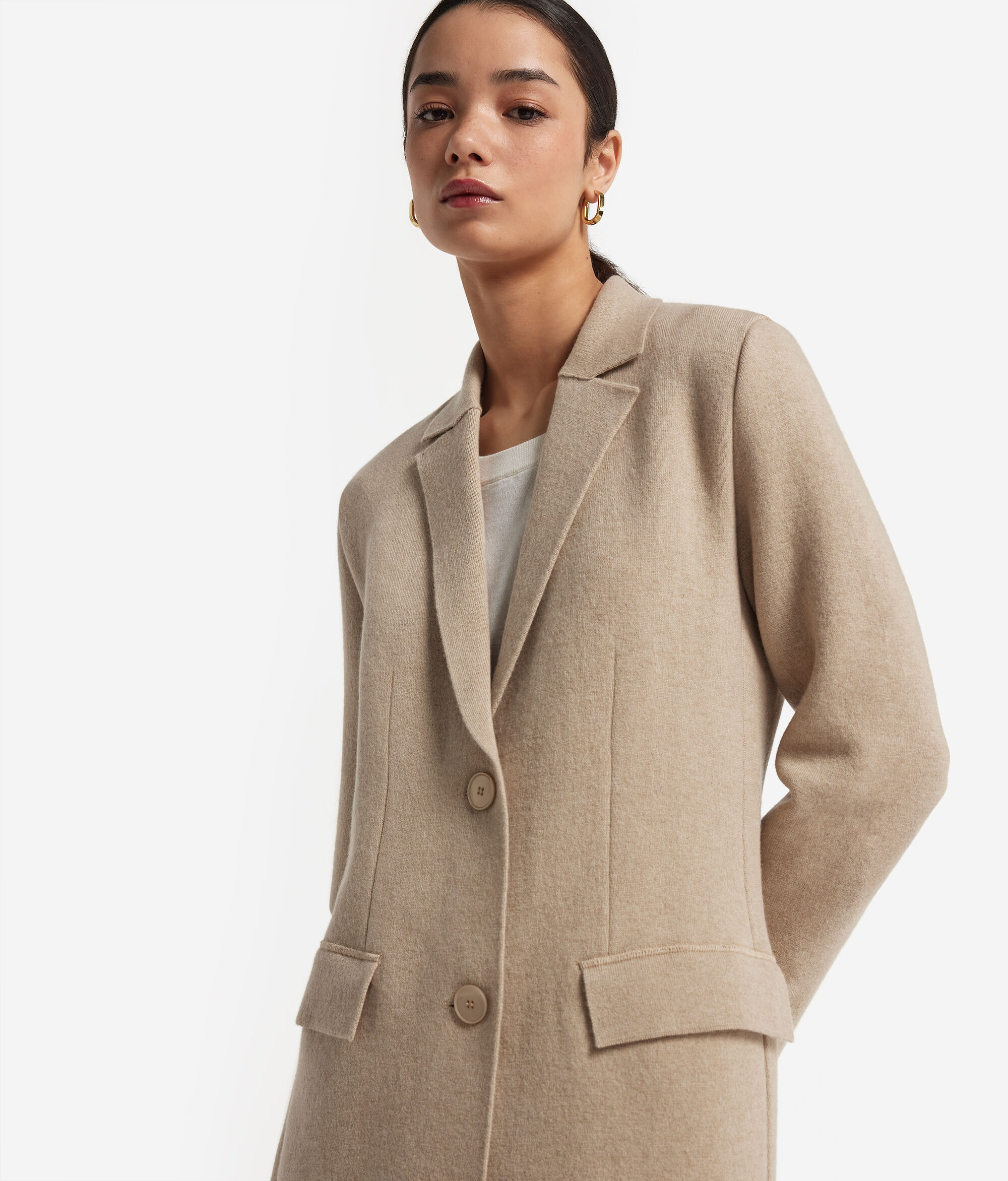 Ultrasoft Cashmere Basic Coat - Coats | Falconeri