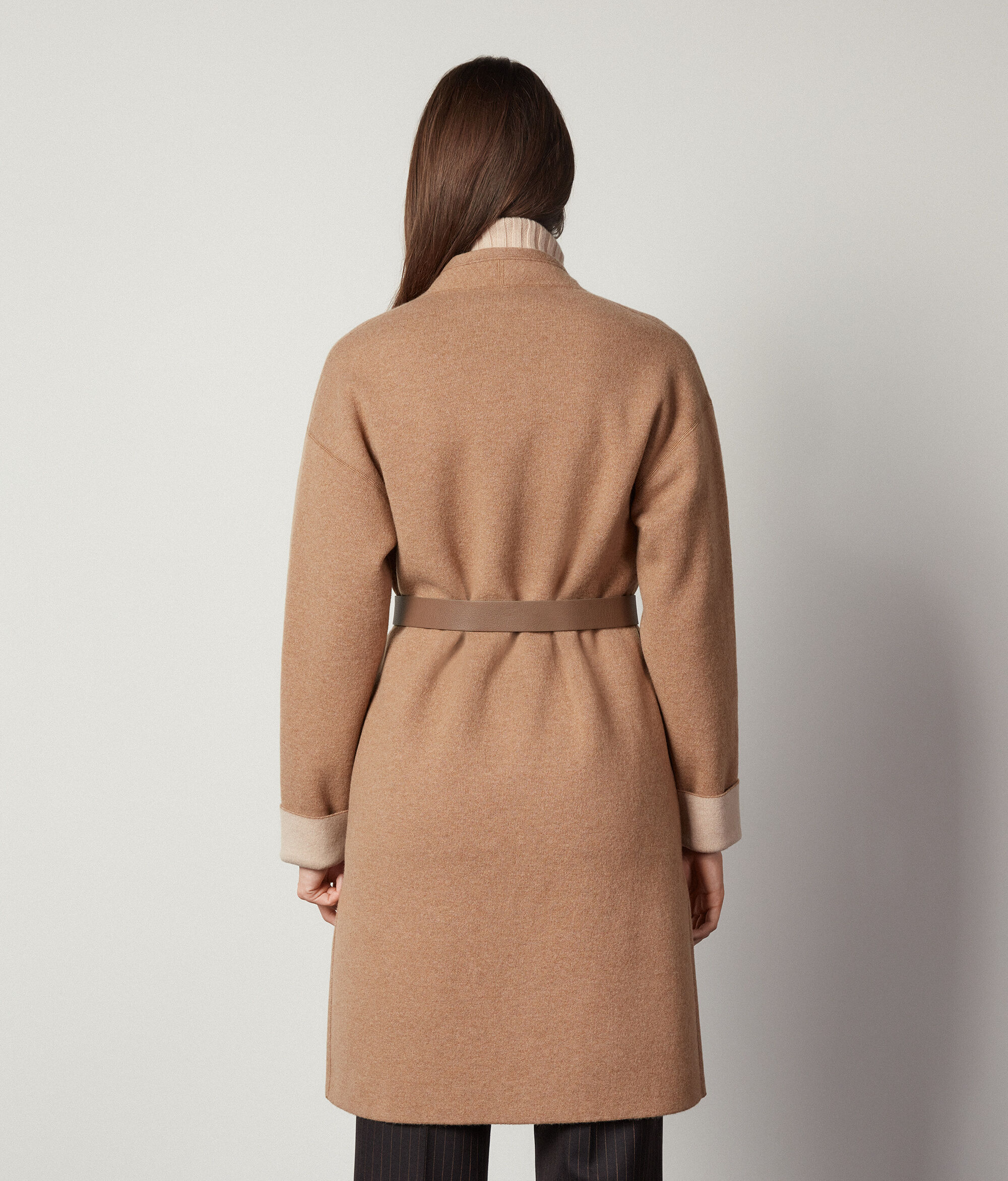 Double-Sided Ultrasoft Cashmere Coat - Coats | Falconeri