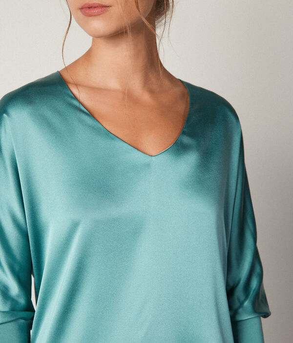 Silk V-Neck Blouse - Shirts & Blouses | Falconeri