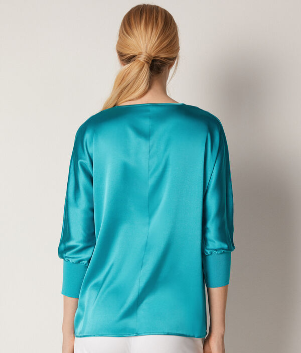 Blusa Scollo V in Seta - Camicie e Bluse | Falconeri