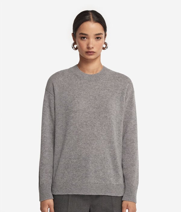 Pull à col rond en cachemire ultra-doux - Pulls col rond | Falconeri