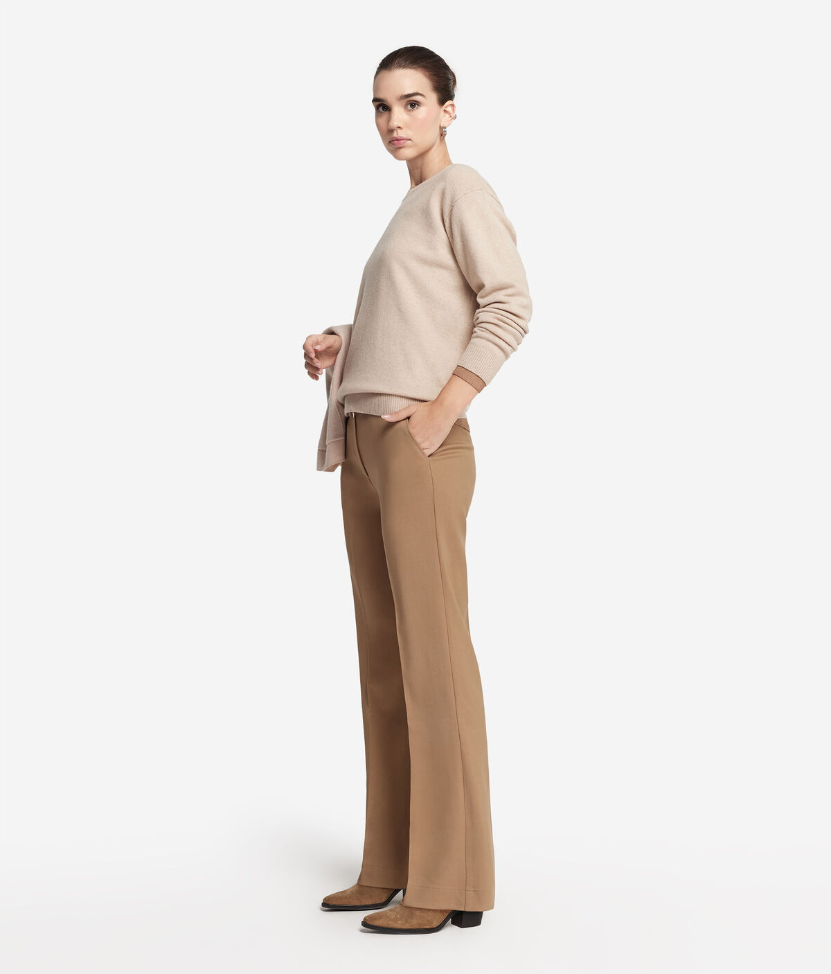 Ultrasoft Cashmere Boatneck Sweater - Round Neck Sweaters | Falconeri